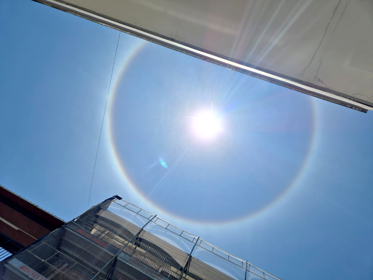 Arco-íris ao redor do Sol? Saiba o que é o halo solar e como ele ...