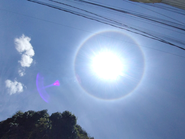 Arco-íris ao redor do Sol? Saiba o que é o halo solar e como ele ...