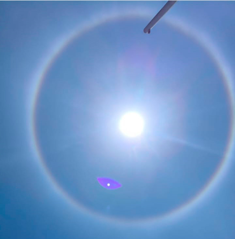 Arco-íris ao redor do Sol? Saiba o que é o halo solar e como ele ...